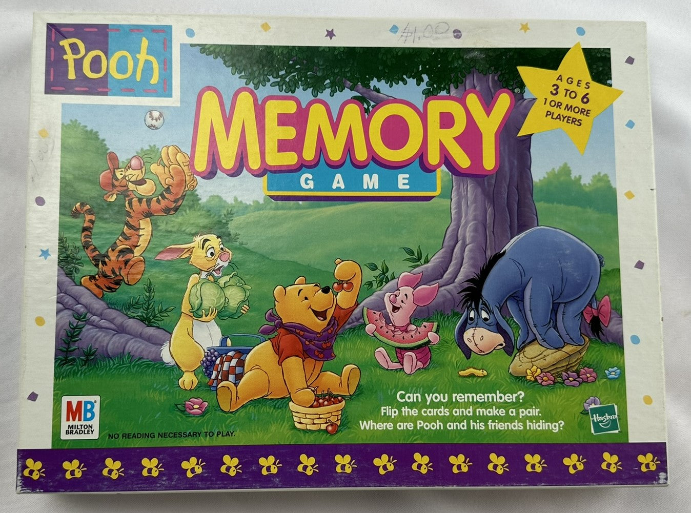 Winnie the Pooh Memory Game - 1999 - Milton Bradley - Great Condition ...