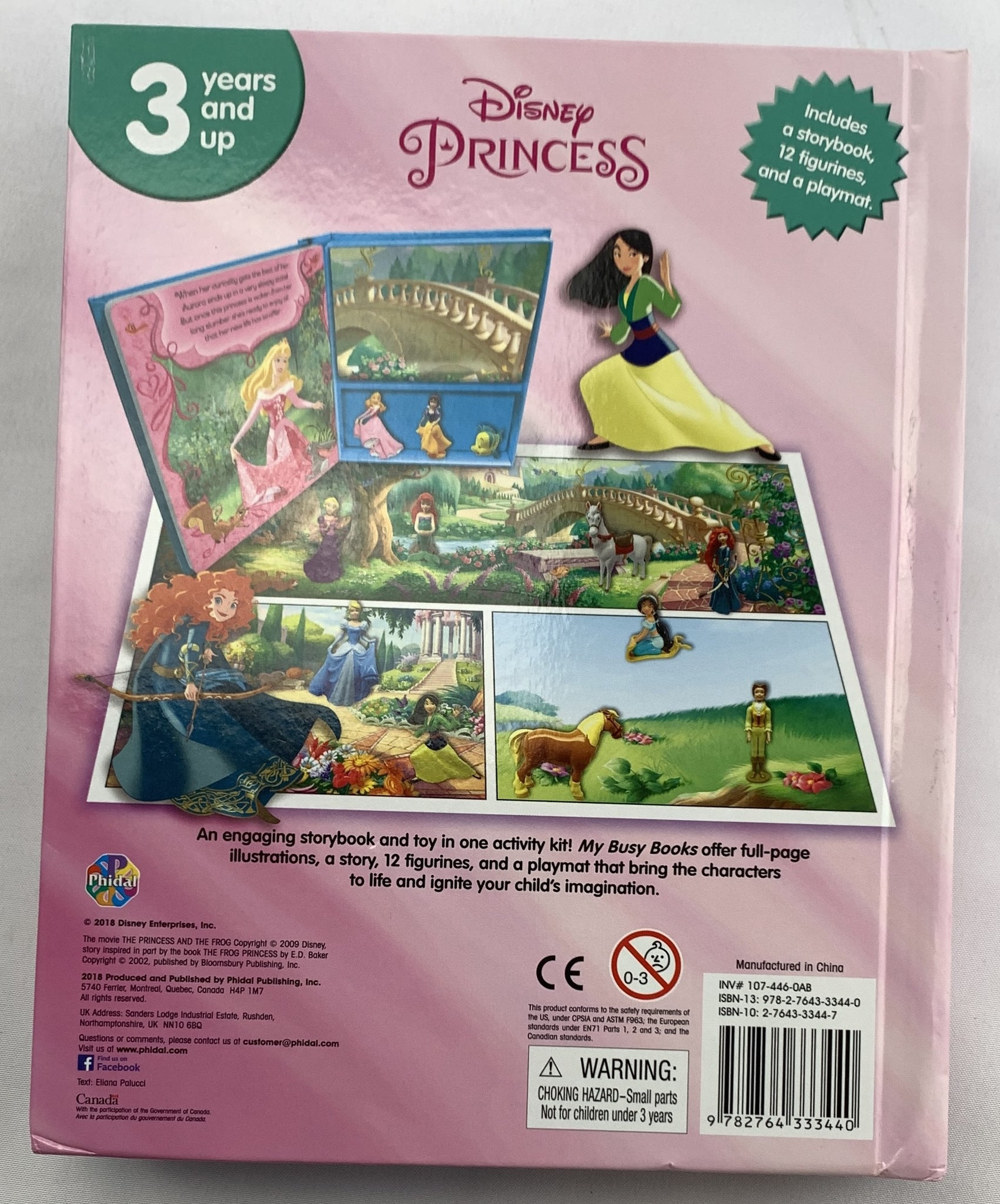 Disney Princess Great Adventures My Busy Book - 2018 - Great Condition ...
