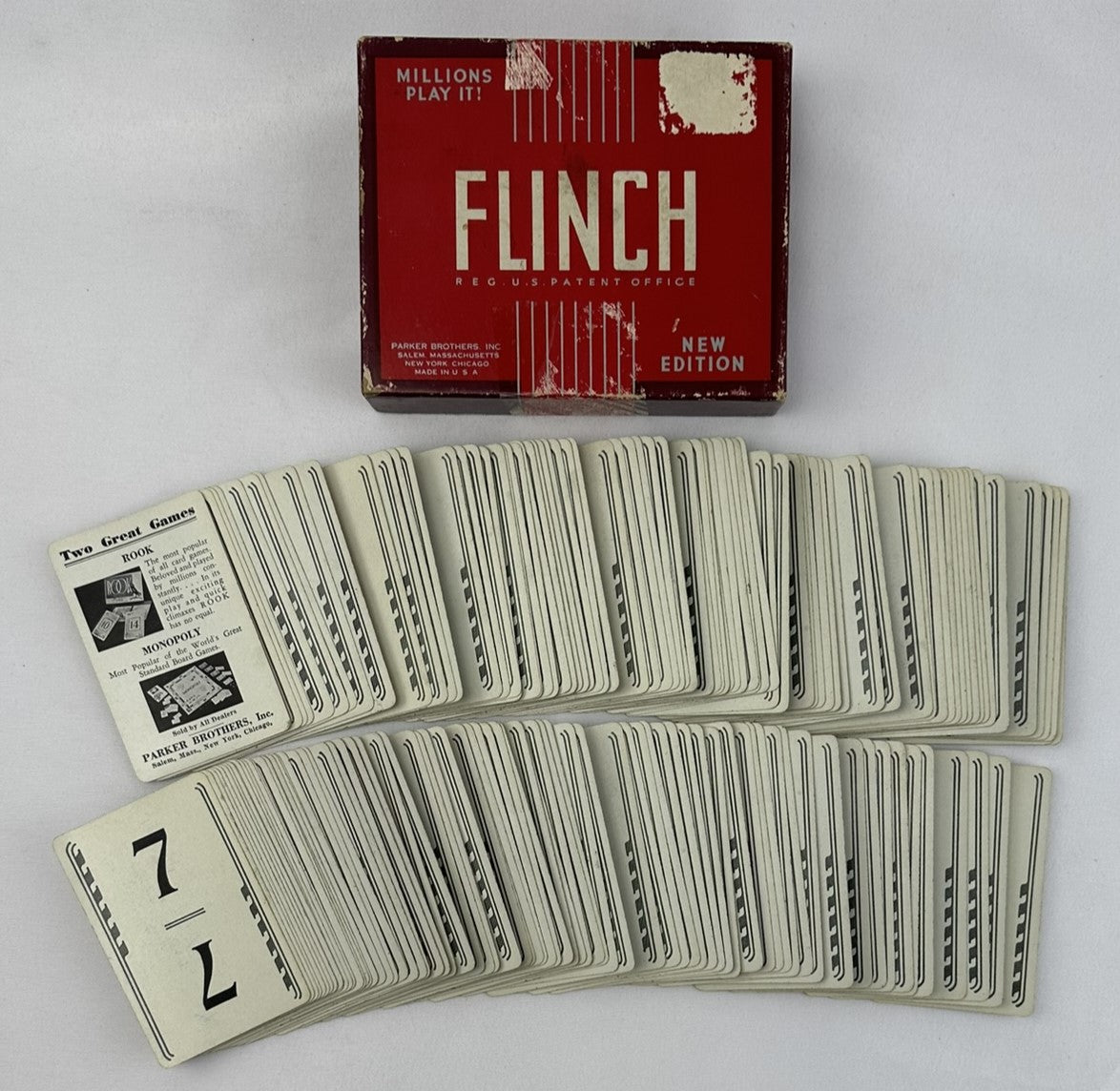 Flinch Game - 1951 - Parker Brothers - Good Condition | Mandi's Attic Toys