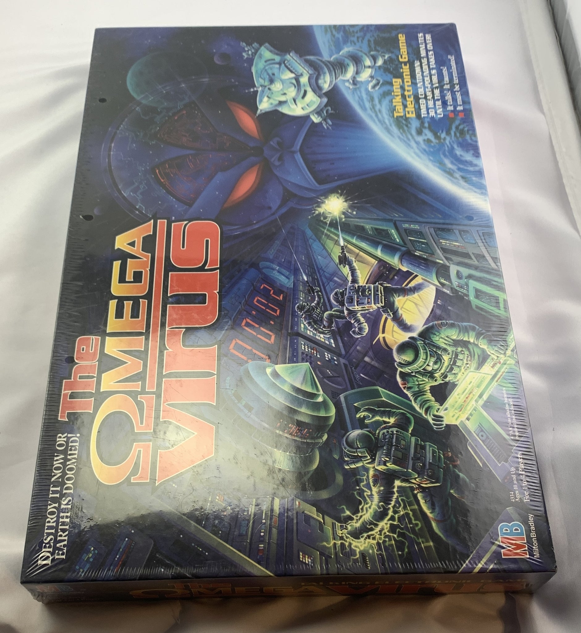 Omega Virus Game - 1992 - Milton Bradley - New/Sealed | Mandi's Attic Toys