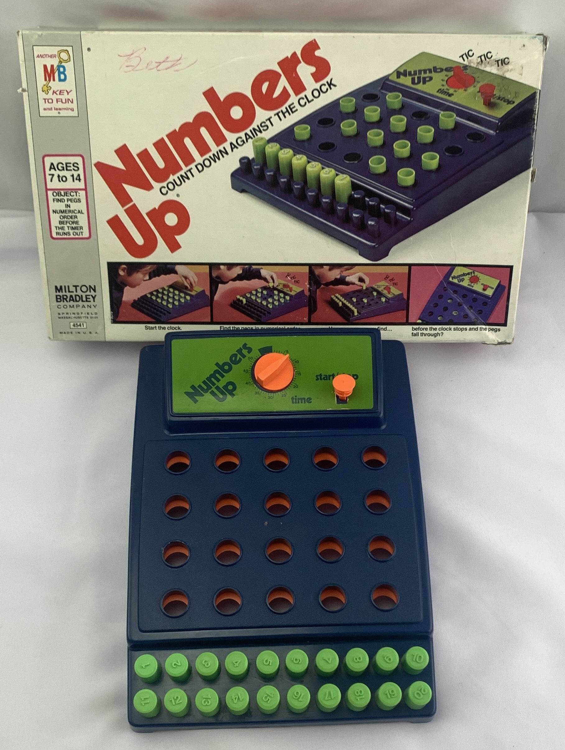 Numbers Up Game - 1975 - Milton Bradley - Good Condition | Mandi's ...