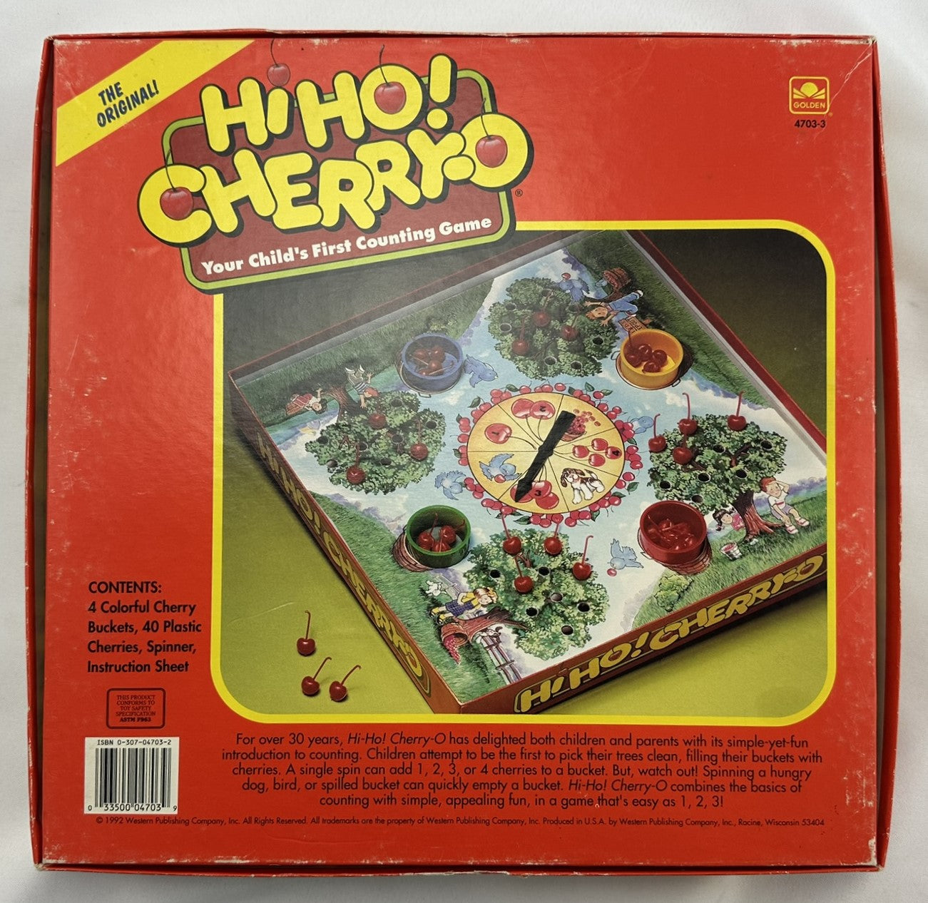 Hi Ho! Cherry-O - 1993 - Golden - Great Condition | Mandi's Attic Toys