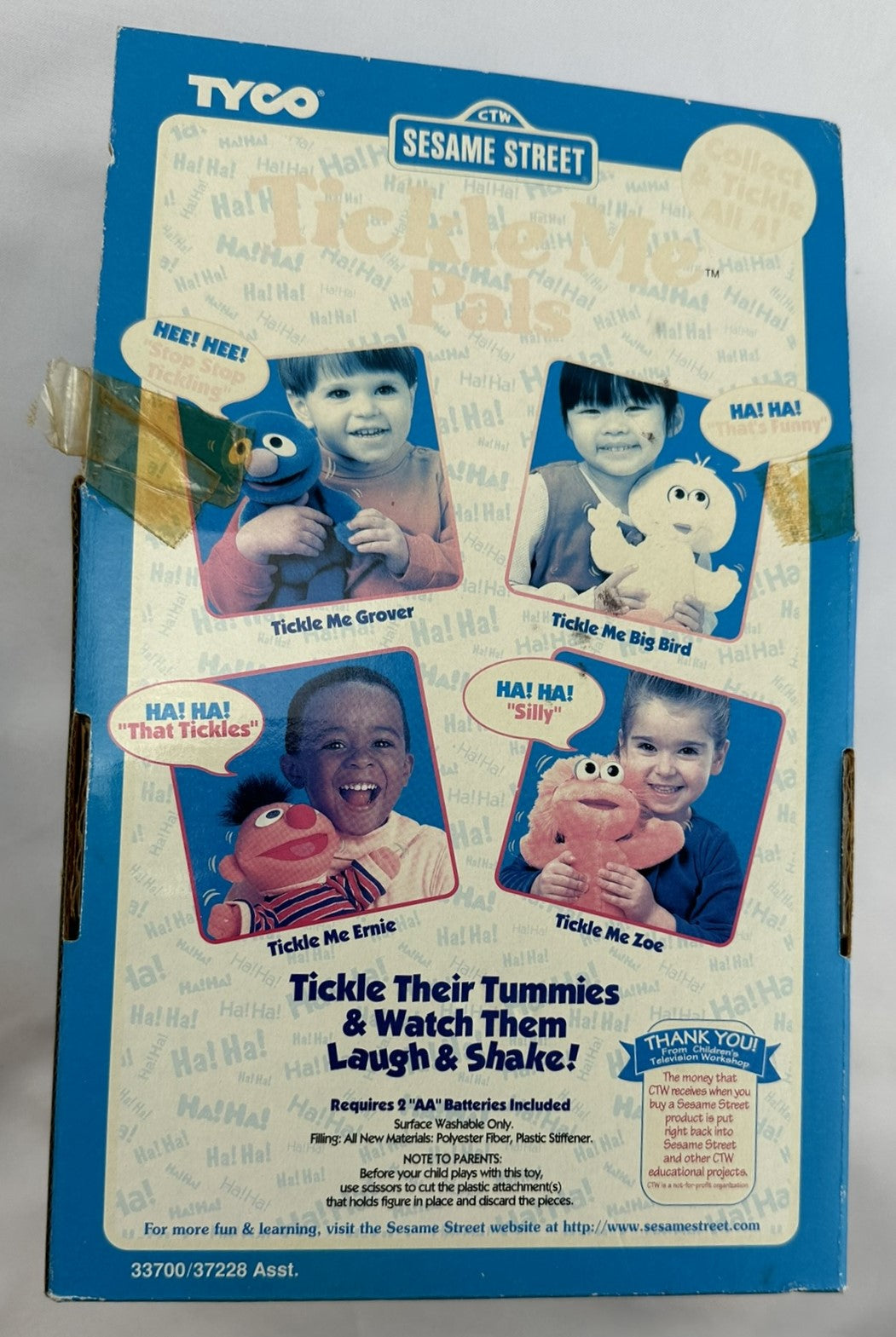 Tickle Me Grover - 1996 - Tyco - New | Mandi's Attic Toys