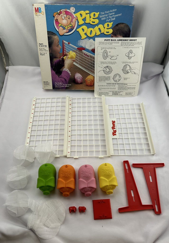 Pig Pong Game - 1986 - Milton Bradley - Great Condition | Mandi's Attic ...