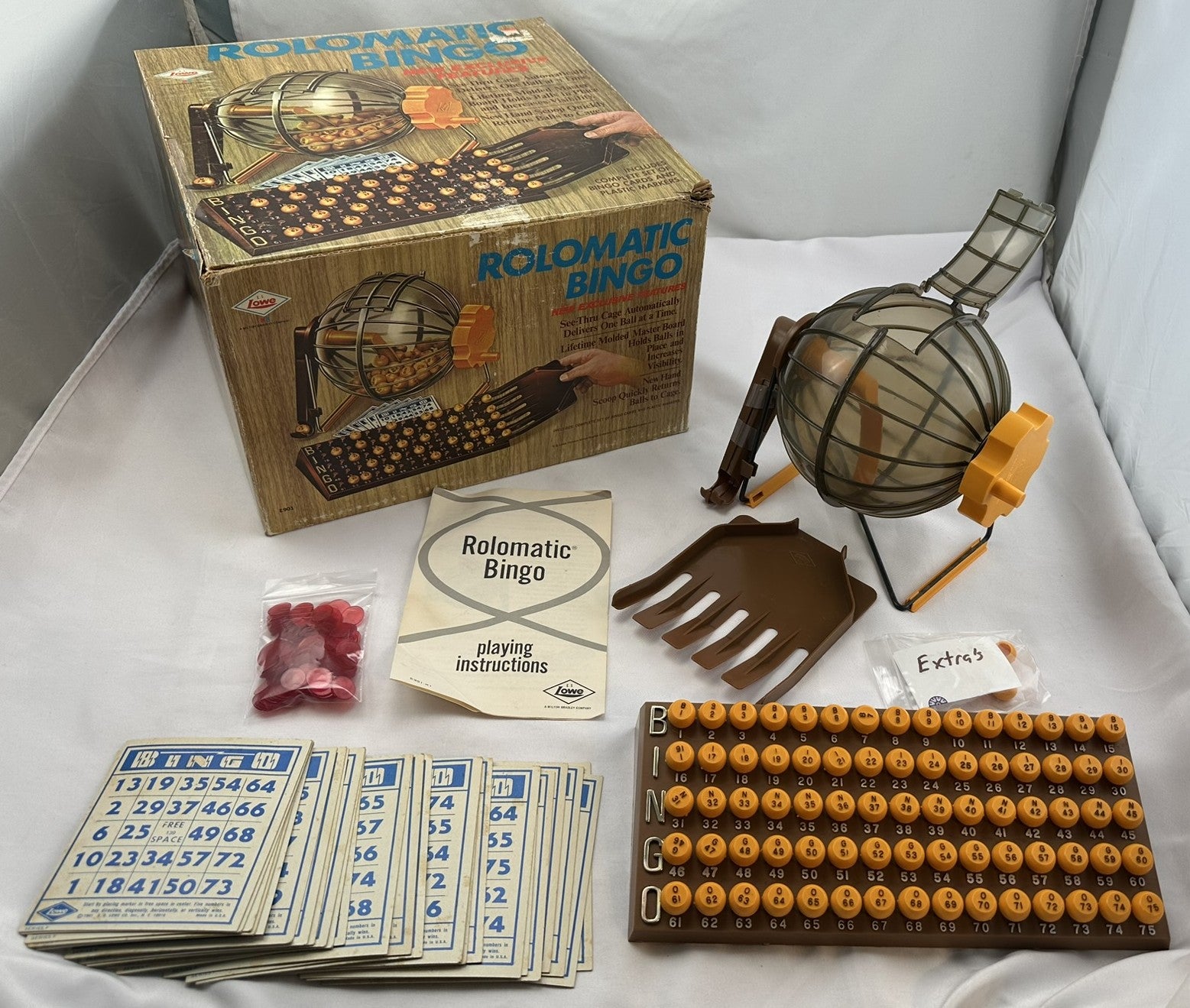 Rolomatic Bingo Game - 1973 - E.S. Lowe - Great Condition | Mandi's ...