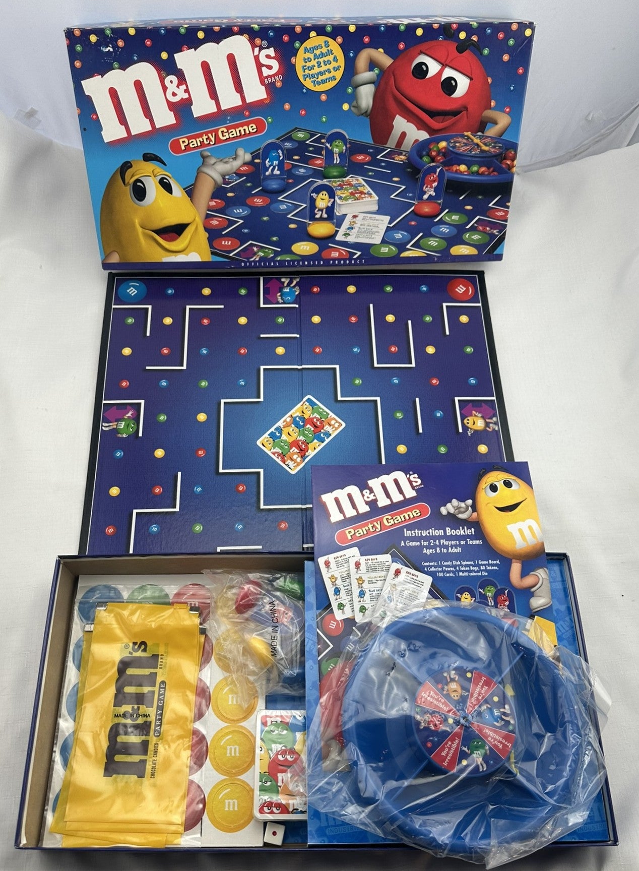 M&M's Party Game - 1999 - RoseArt - New Old Stock | Mandi's Attic Toys