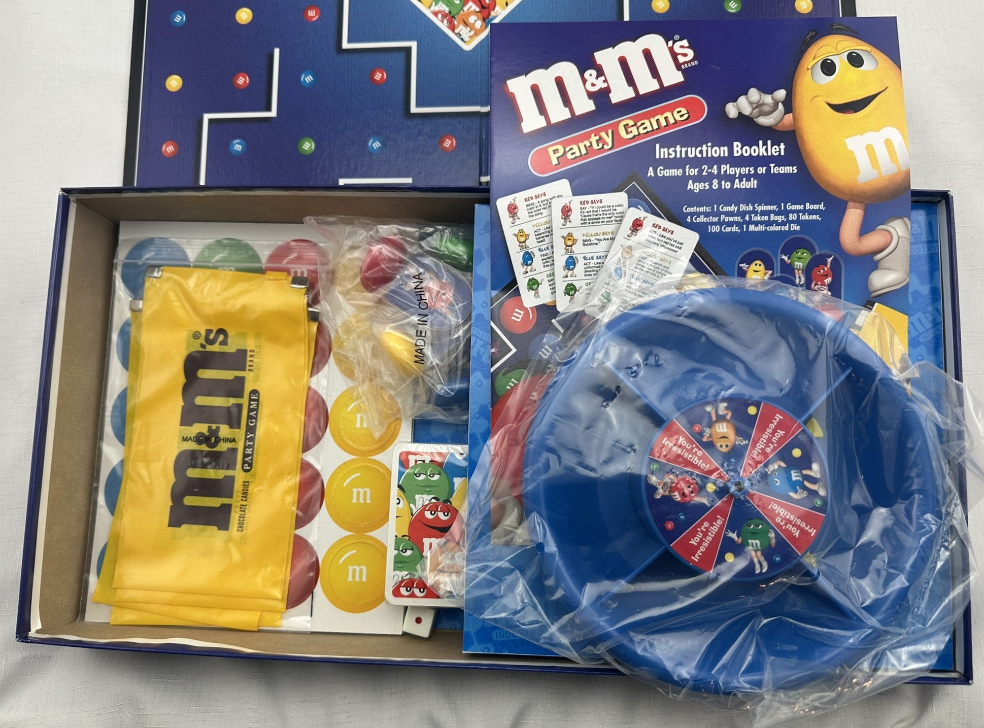 M&M's Party Game - 1999 - RoseArt - New Old Stock | Mandi's Attic Toys