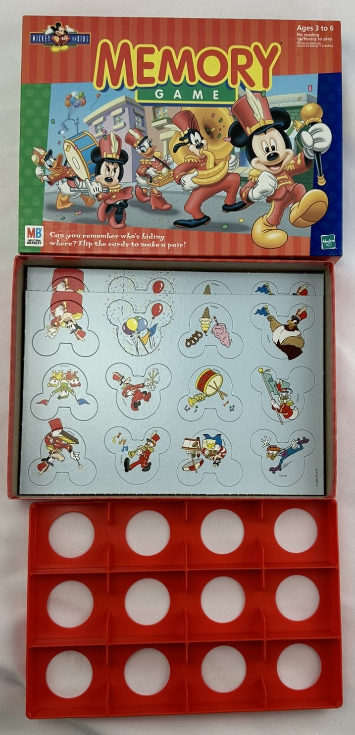 Memory Mickey Mouse Game - 1998 - Milton Bradley - New Old Stock ...