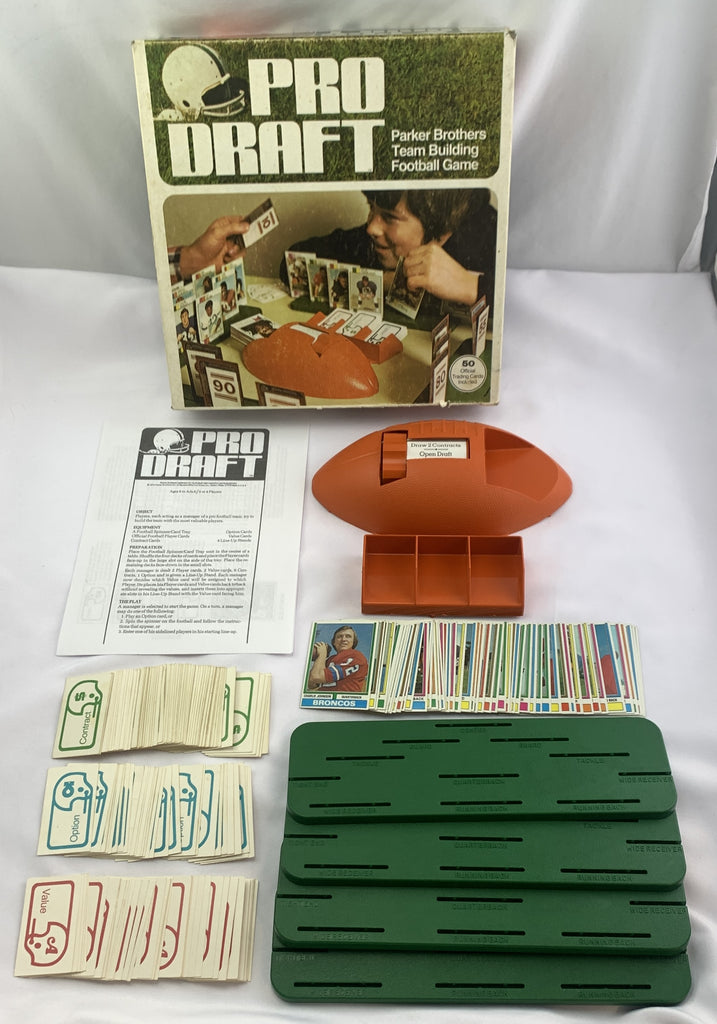 Pro Draft Game - 1974 - Parker Brothers - Great Condition | Mandi's ...
