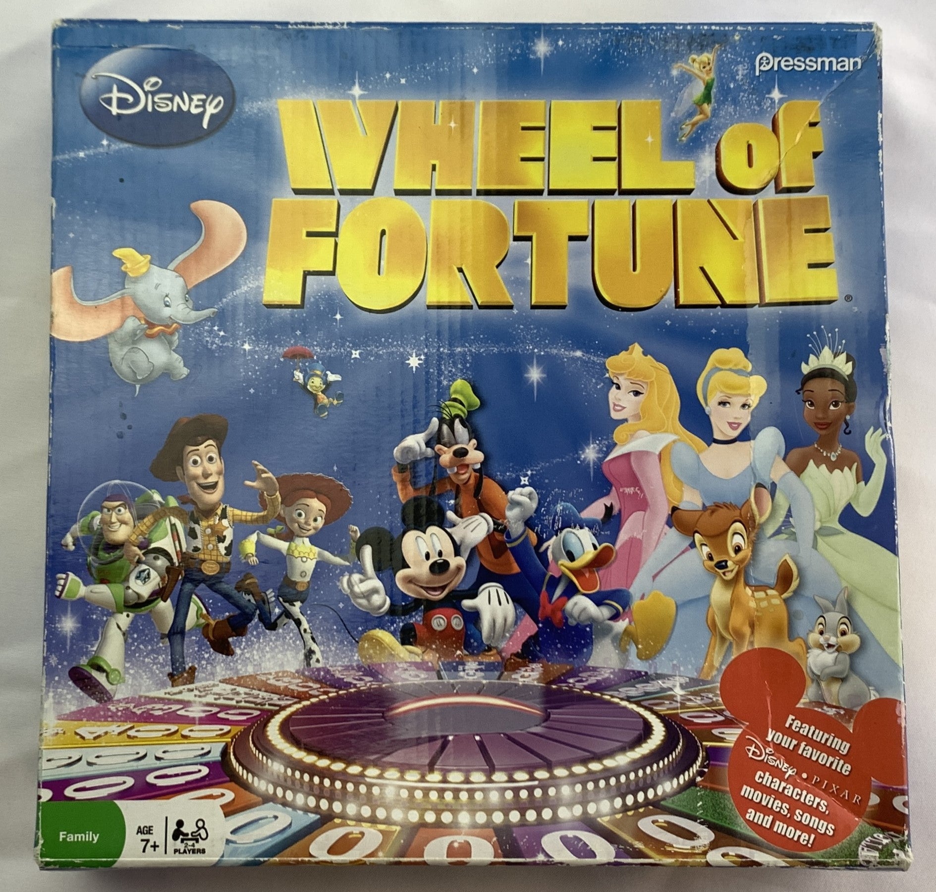 Wheel of Fortune Disney Game - 2010 - Pressman - Great Condition ...