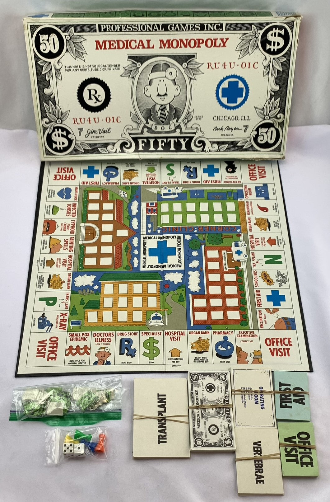 Medical Monopoly Board Game - 1979 - Good Condition | Mandi's Attic Toys