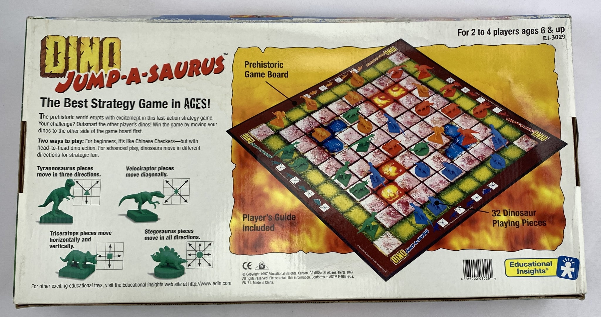 Dino Jump-a-Saurus Game - 1997 - Educational Insights - Great Conditio ...