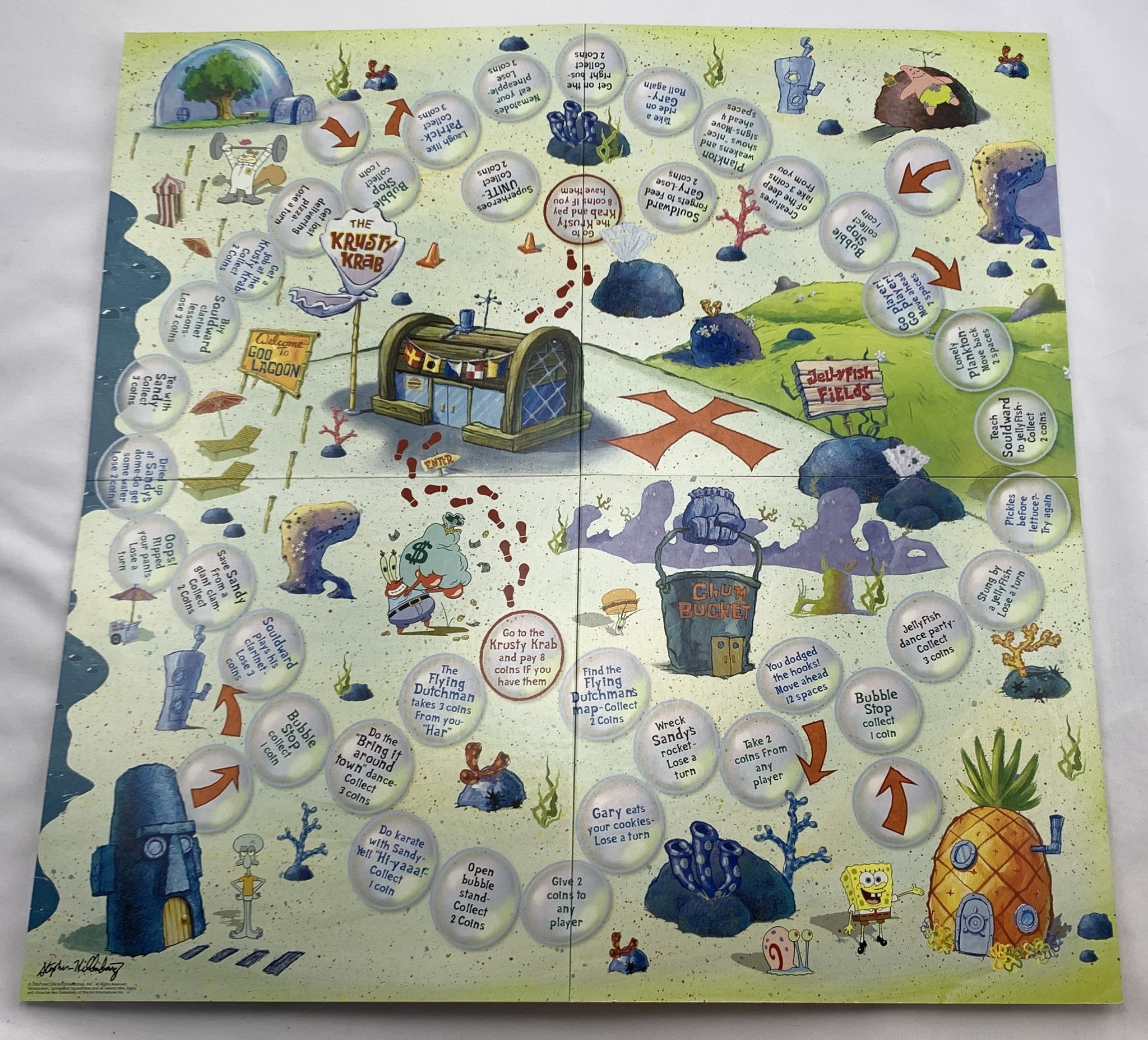 Nickelodeon SpongeBob Squarepants Game - 2002 - Mattel - Great Conditi ...