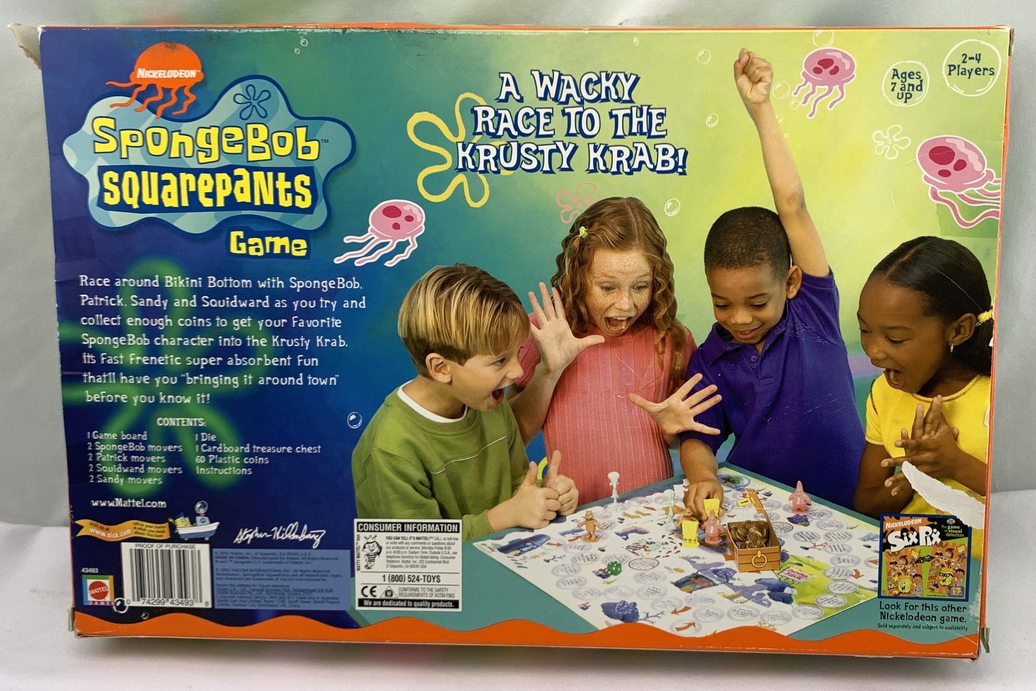 Nickelodeon SpongeBob Squarepants Game - 2002 - Mattel - Great Conditi ...