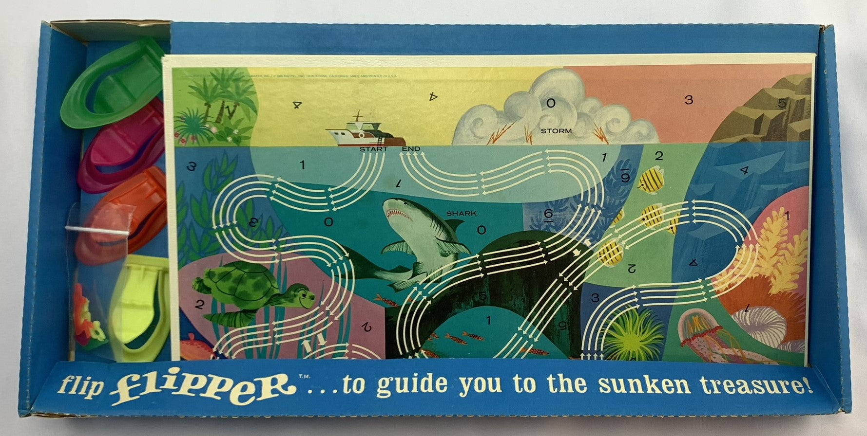 Flipper Flips Game - 1965 - Mattel - Great Condition | Mandi's Attic Toys