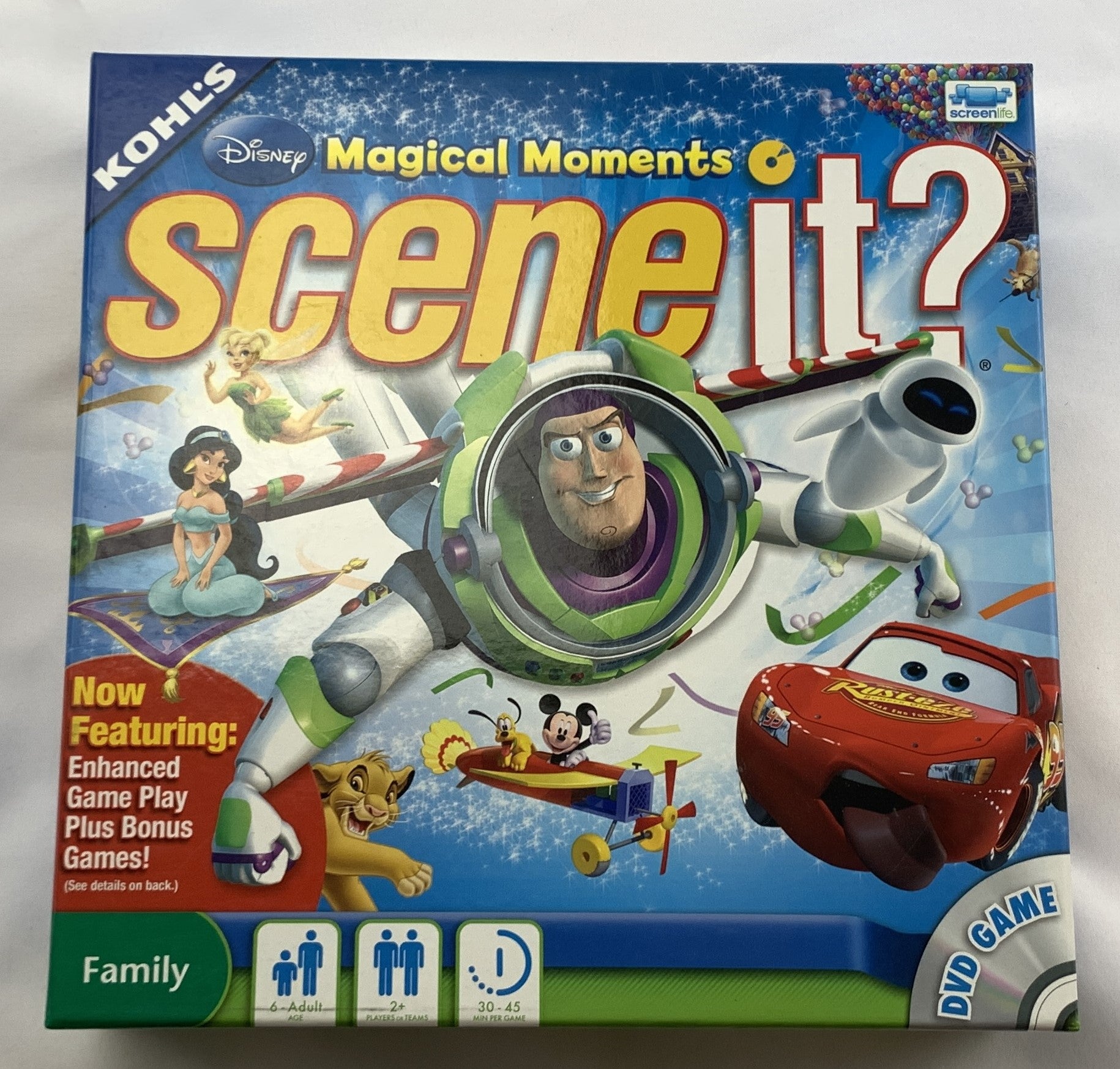 Scene It? Disney Magical Moments Game - 2010 - Mattel - New/Sealed ...