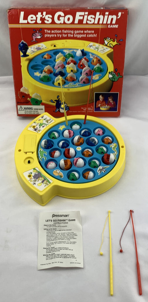 Lets Go Fishing Game - 1987 - Pressman - Great Condition | Mandi's ...