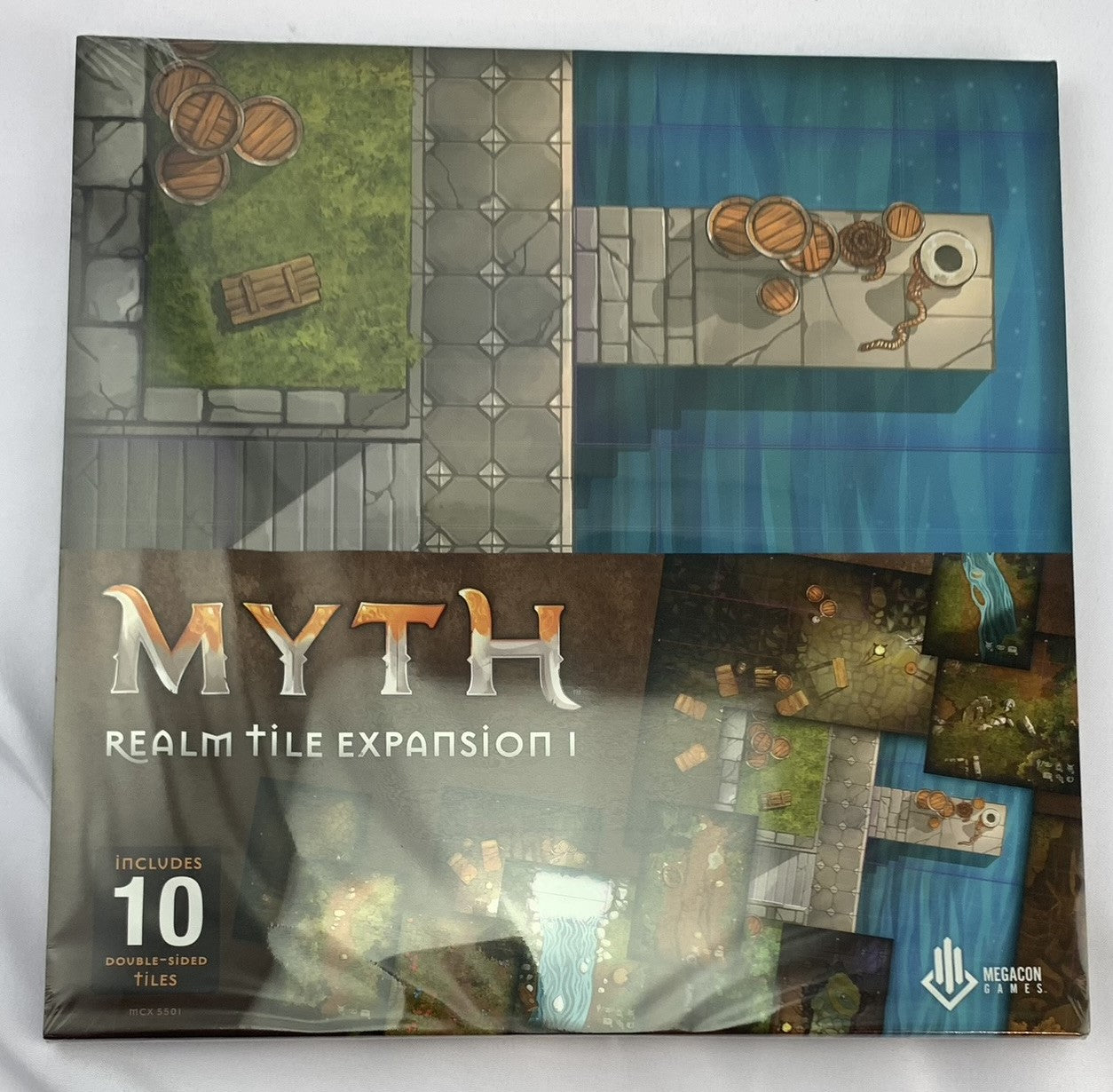 Myth Board Game Kickstarter w/Expansion, Many Extras - 2014 - Megacon ...