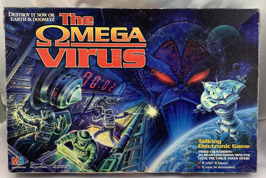 Omega Virus Game - 1992 - Milton Bradley - Very Good Condition | Mandi ...