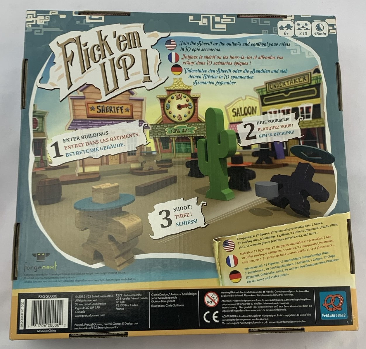 Flick 'em Up! Board Game - 2015 - Pretzel Games - Like New | Mandi's ...