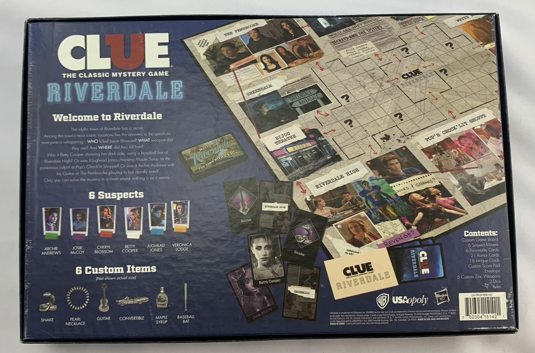 Riverdale Clue Board Game - 2018 - USAopoly - Great Condition | Mandi's ...