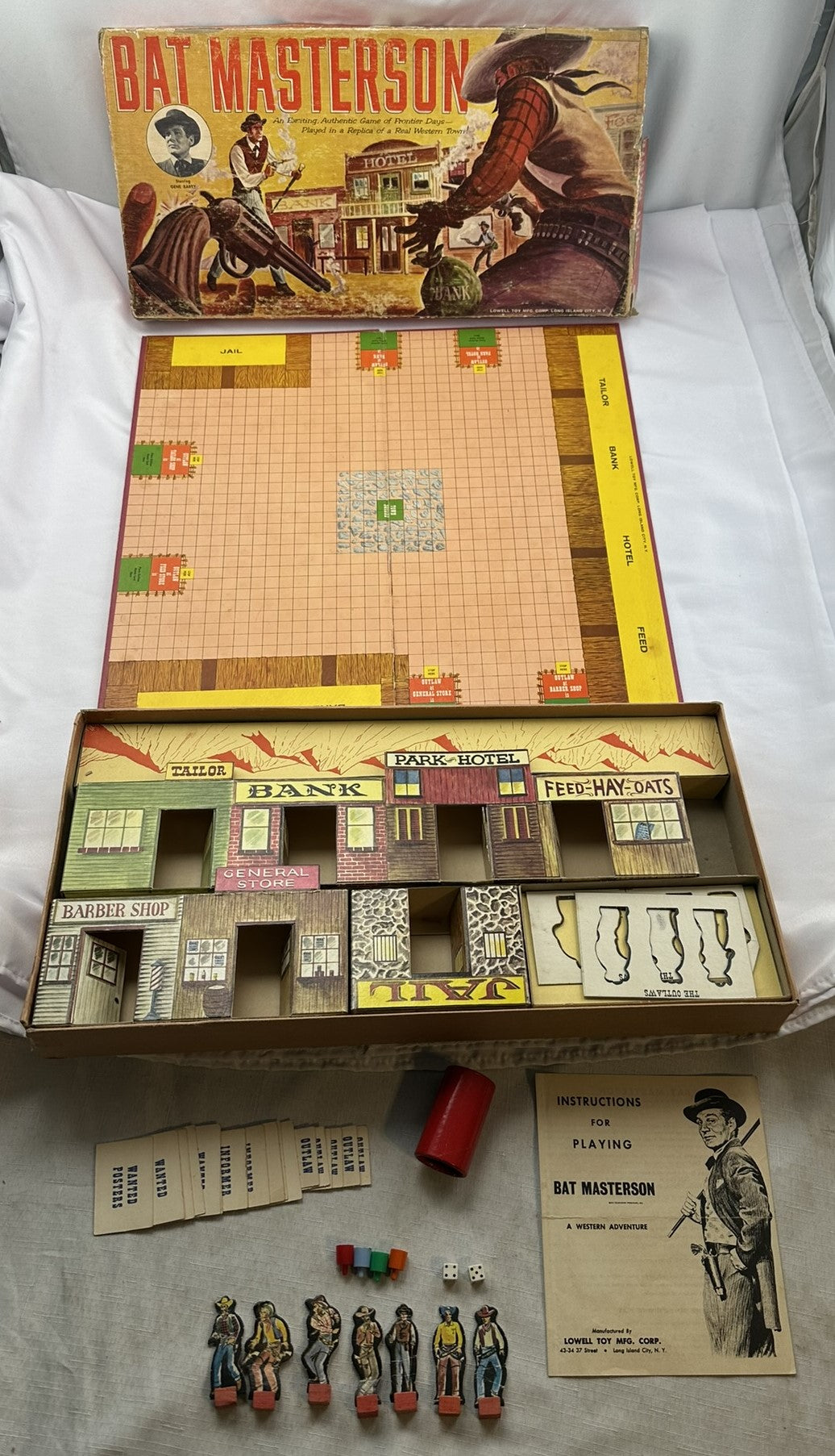 Bat Masterson Board Game - 1958 - Lowell Toy - Good Condition | Mandi's ...