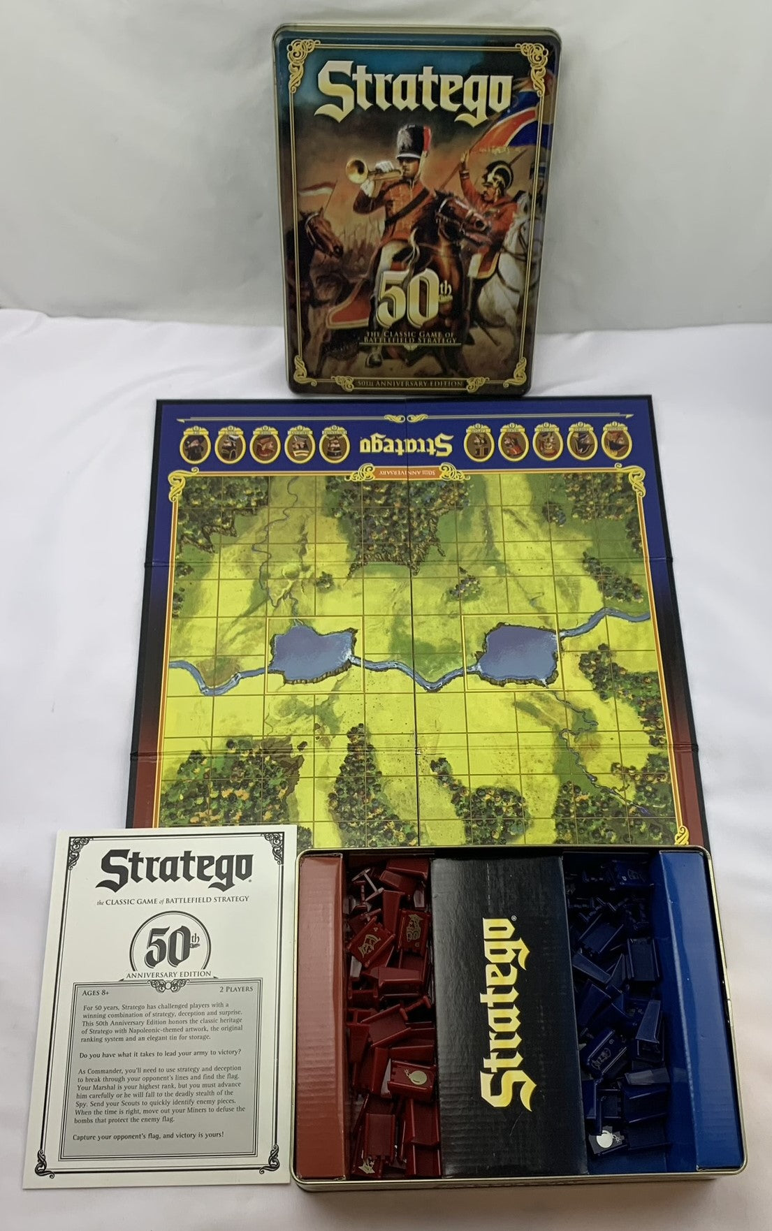 Stratego Game 50th Anniversary - 2011 - Hasbro - Great Condition ...