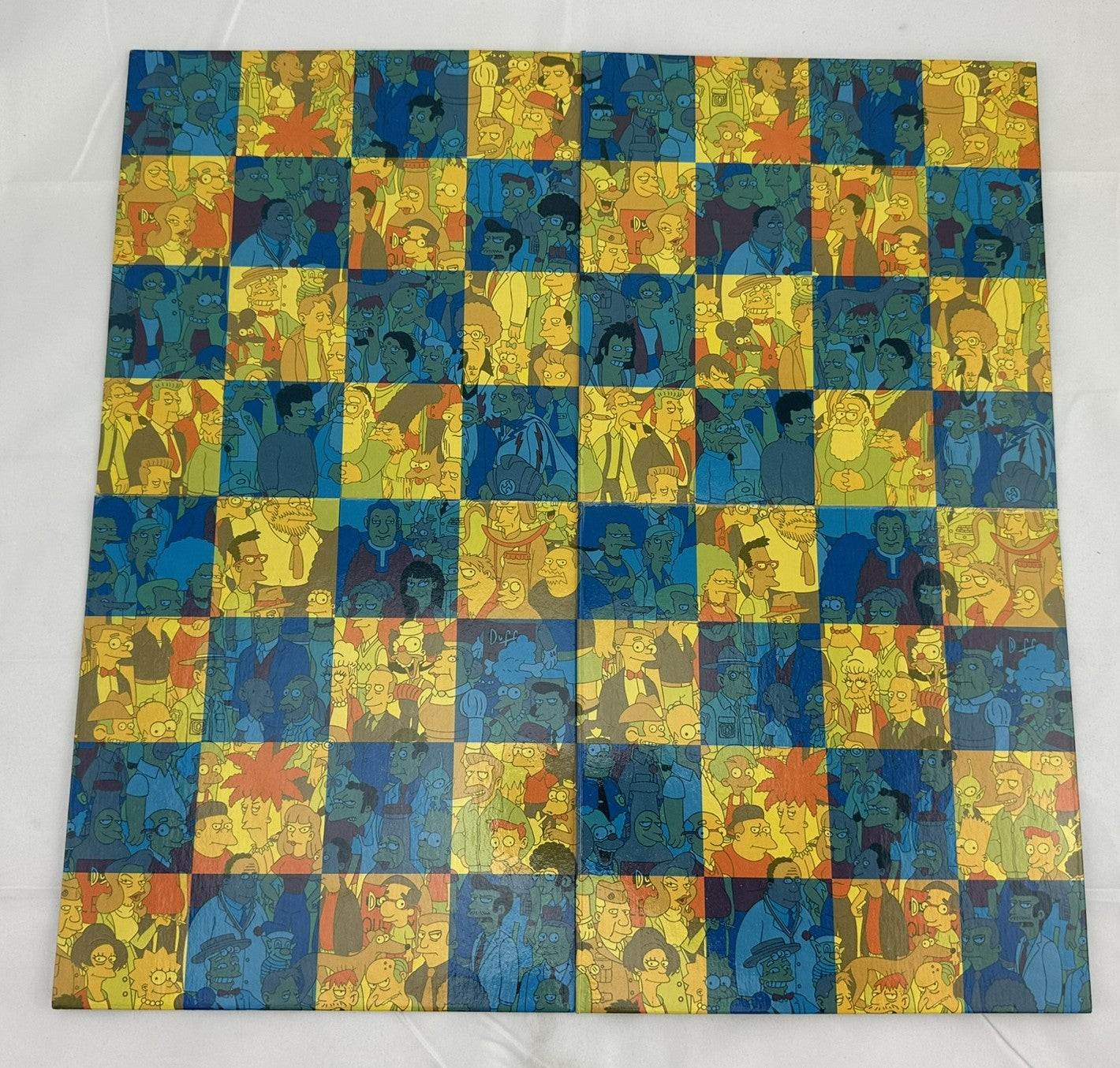Simpsons Chess Set in Tin - 2000 - Cardinal - Great Condition | Mandi's ...