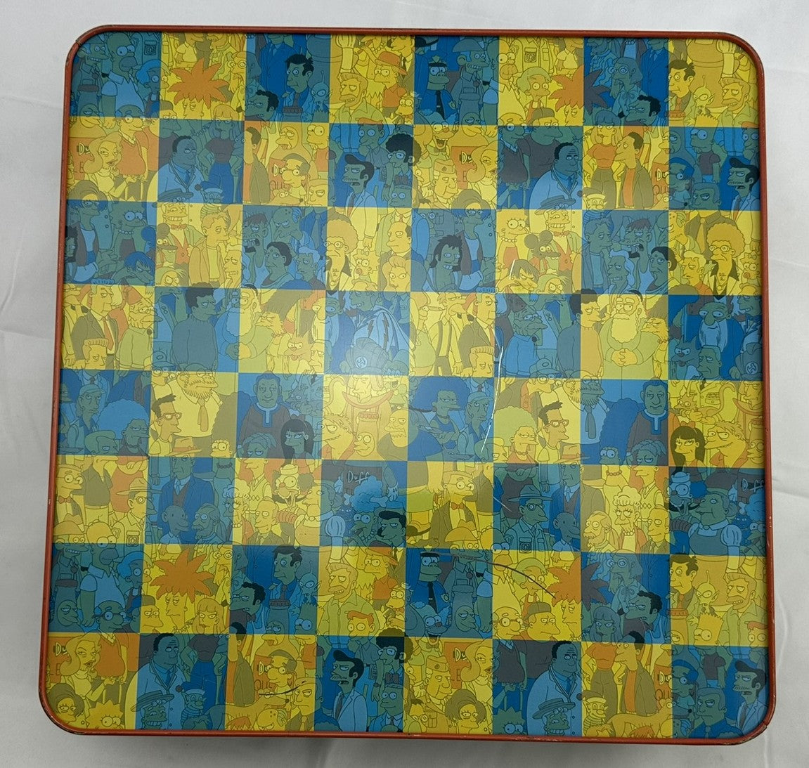 Simpsons Chess Set in Tin - 2000 - Cardinal - Great Condition | Mandi's ...