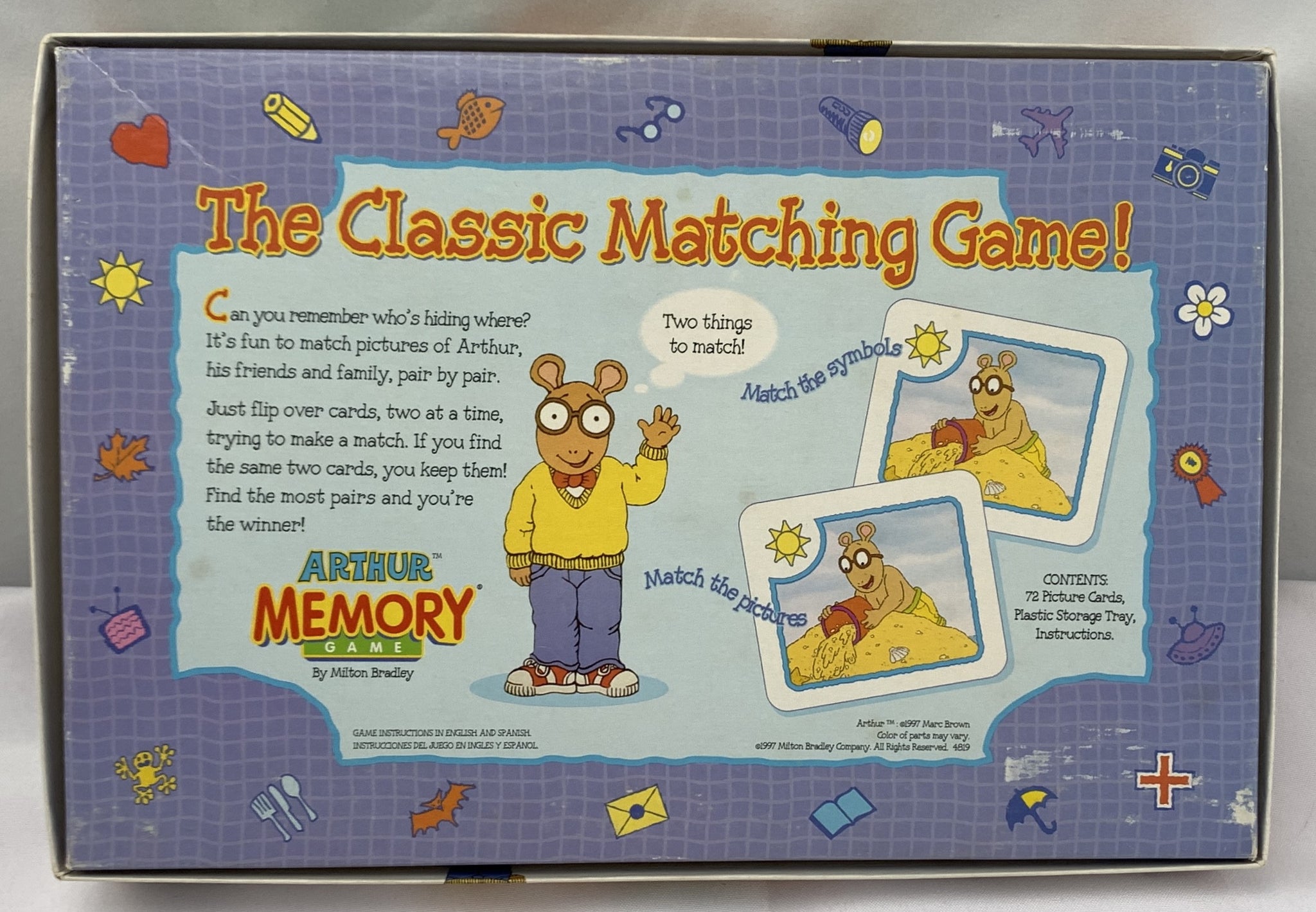 Arthur Memory Game - 1997 - Milton Bradley - Great Condition | Mandi's ...