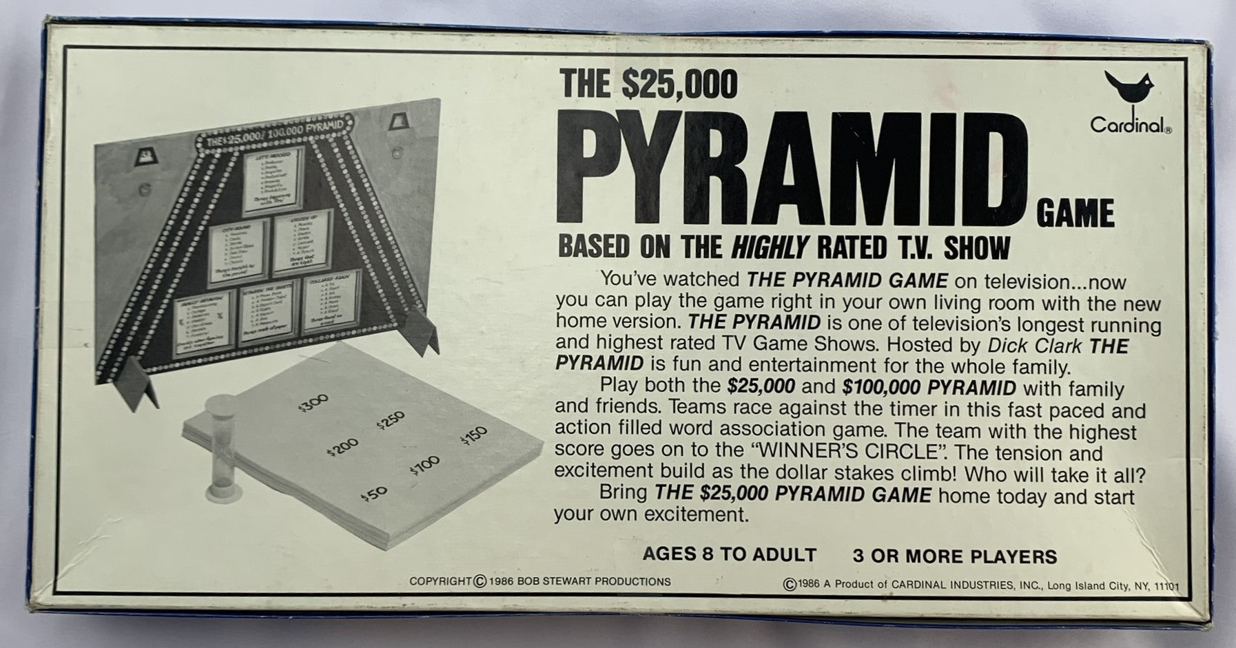 $25,000 Pyramid Game - 1986 - Cardinal - New | Mandi's Attic Toys