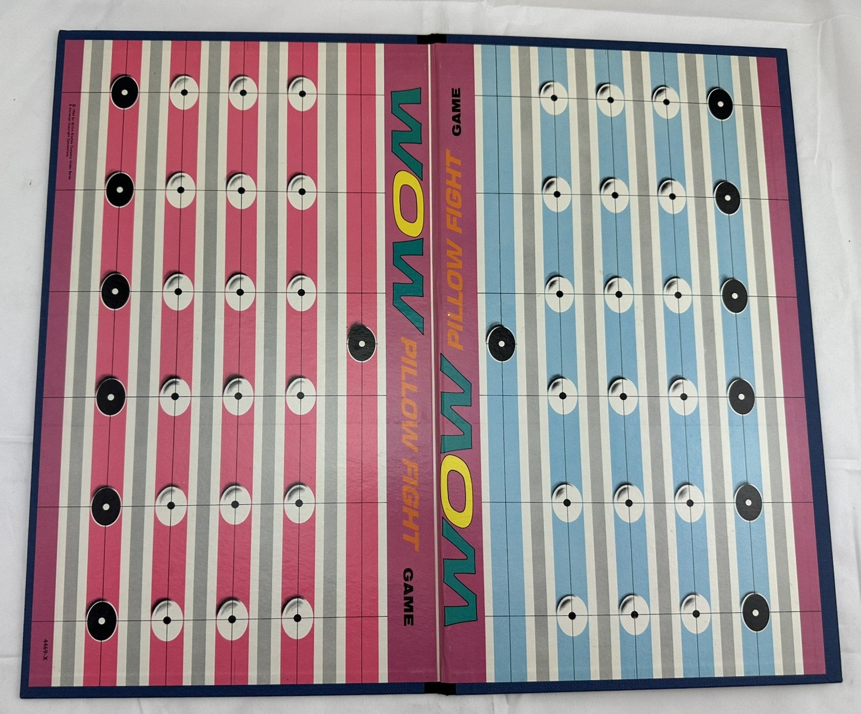 WOW! The Pillow Fight Game for Girls - 1964 - Milton Bradley - Great C ...