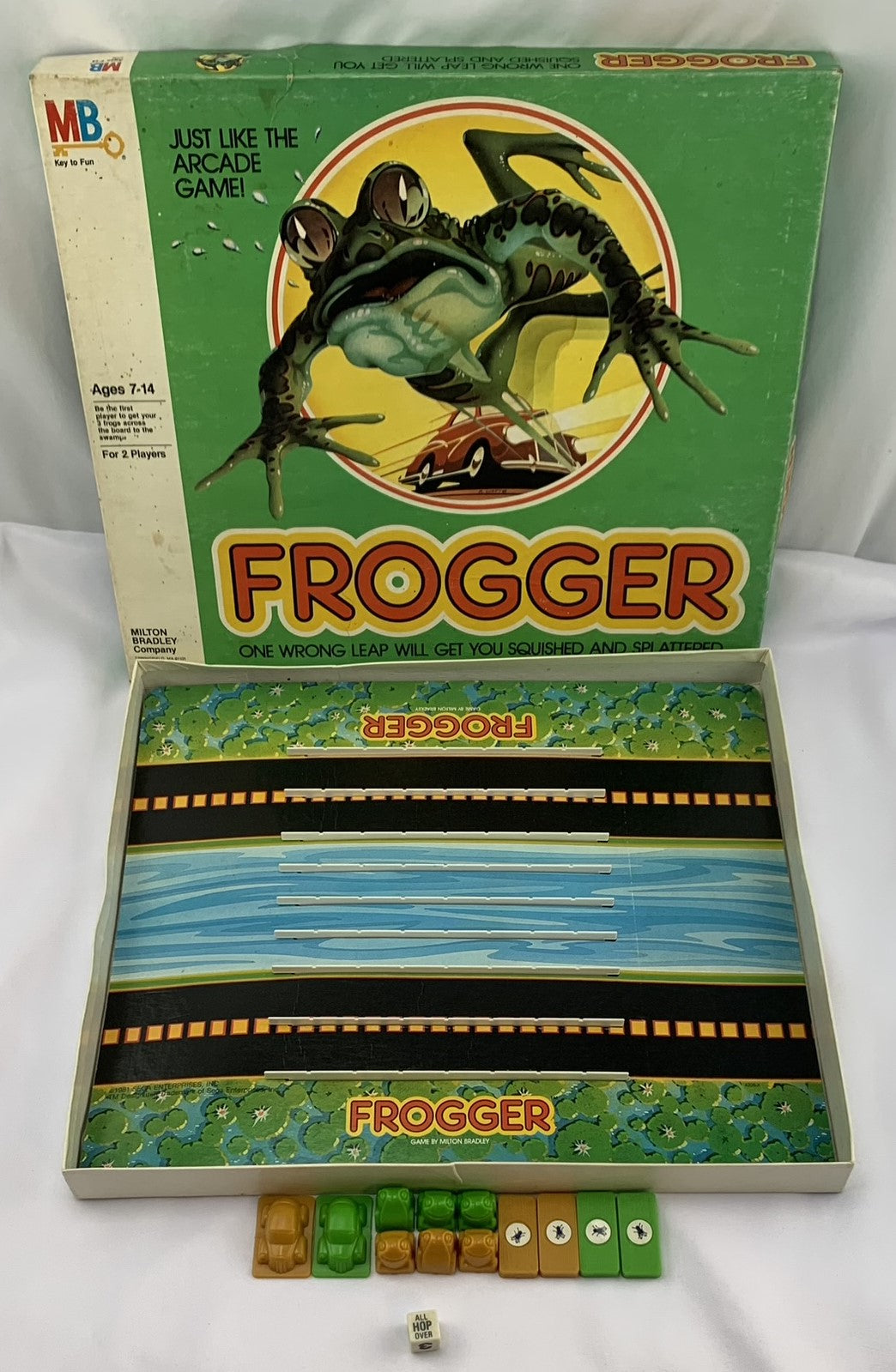Frogger Board Game - 1981 - Milton Bradley - Good Condition | Mandi's ...