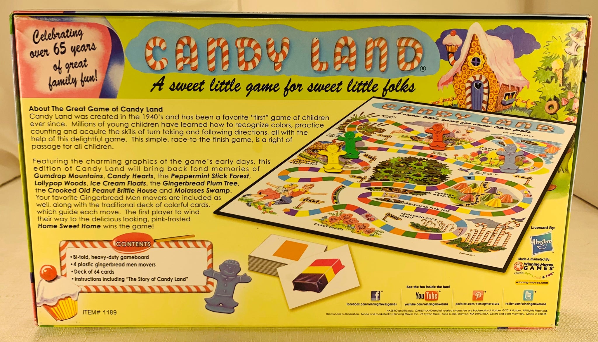 Candy Land Game Nostalgia Edition - 2005 - Winning Moves - Great Condi ...