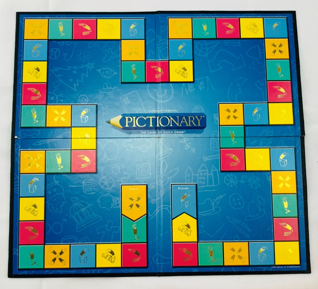 Pictionary Collectors Edition in Tin - 2001 - Hasbro - Very Good Condi ...