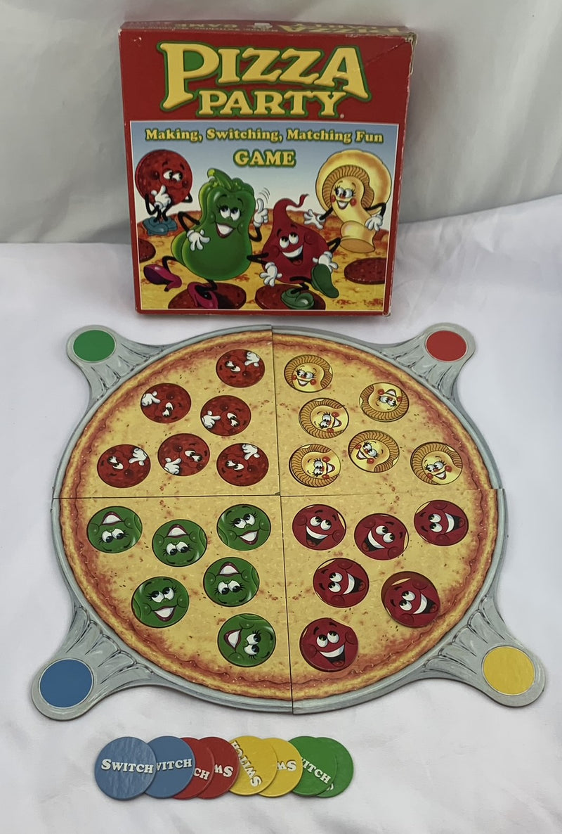 Pizza Party Board Game Pieces