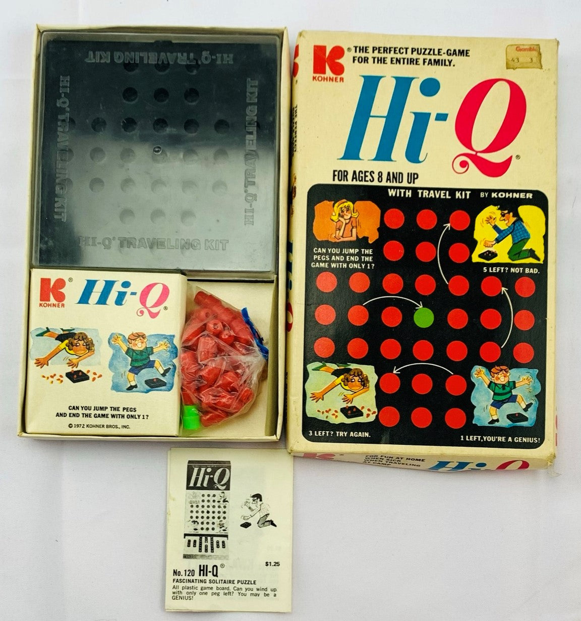 Hi-Q Game - 1970 - Kohner - Great Condition | Mandi's Attic Toys