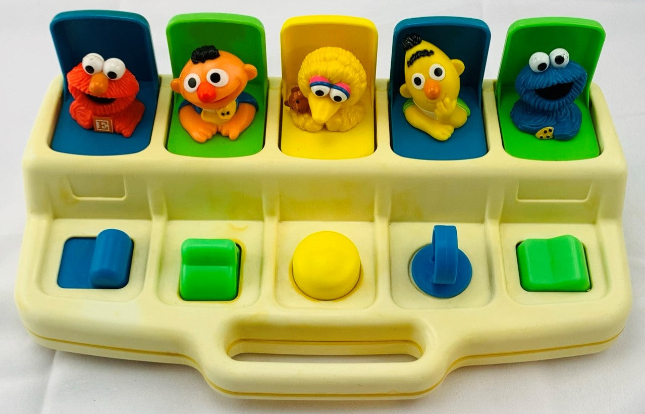 Sesame Street Pop N Pals Poppin Pals - Playskool - Great Condition ...