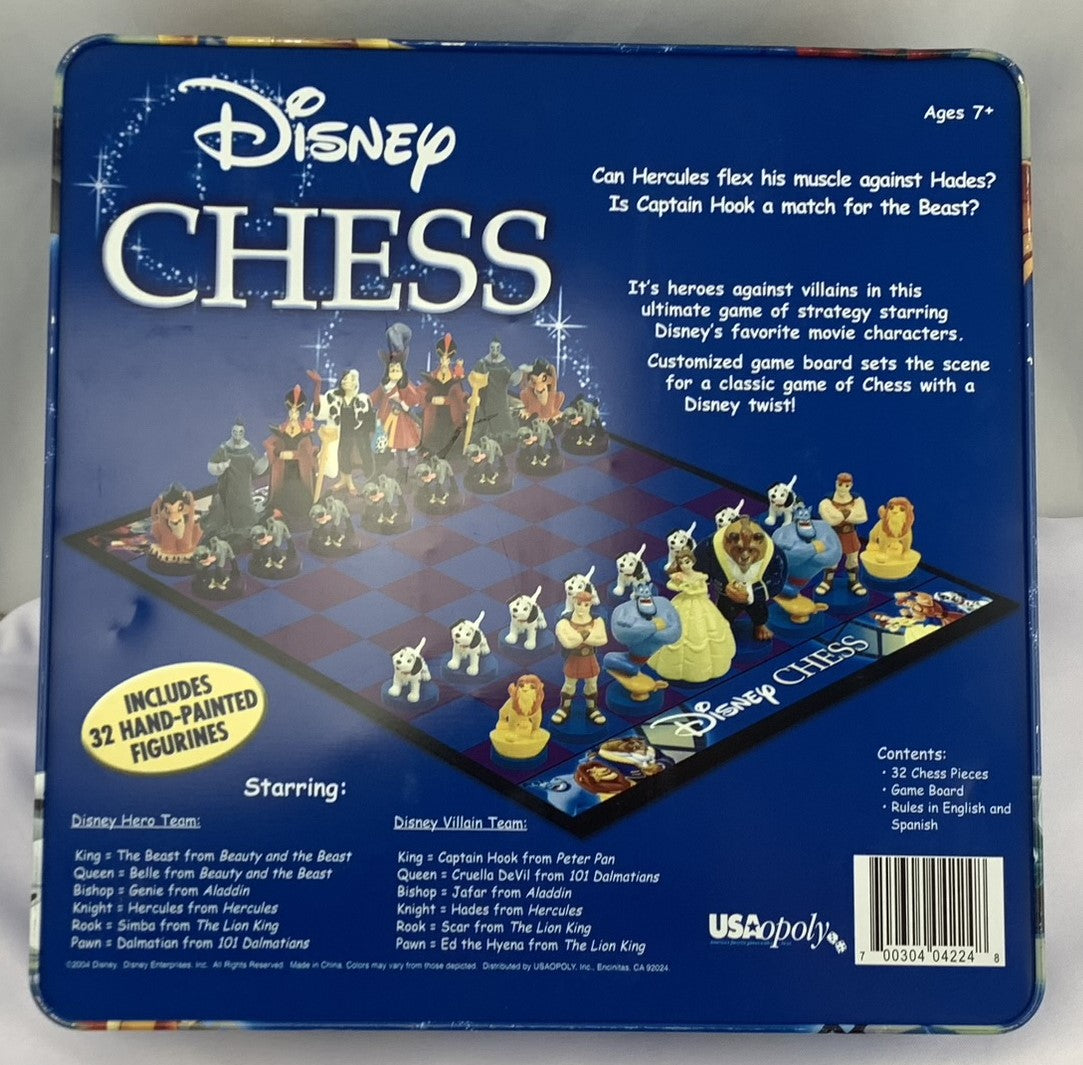Disney Chess Set Heroes and Villains - 2004 - Hasbro - Great Condition ...