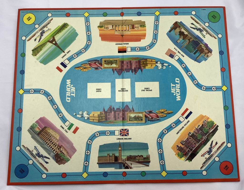 Jet World Board Game - 1975 - Milton Bradley - Good Condition | Mandi's ...