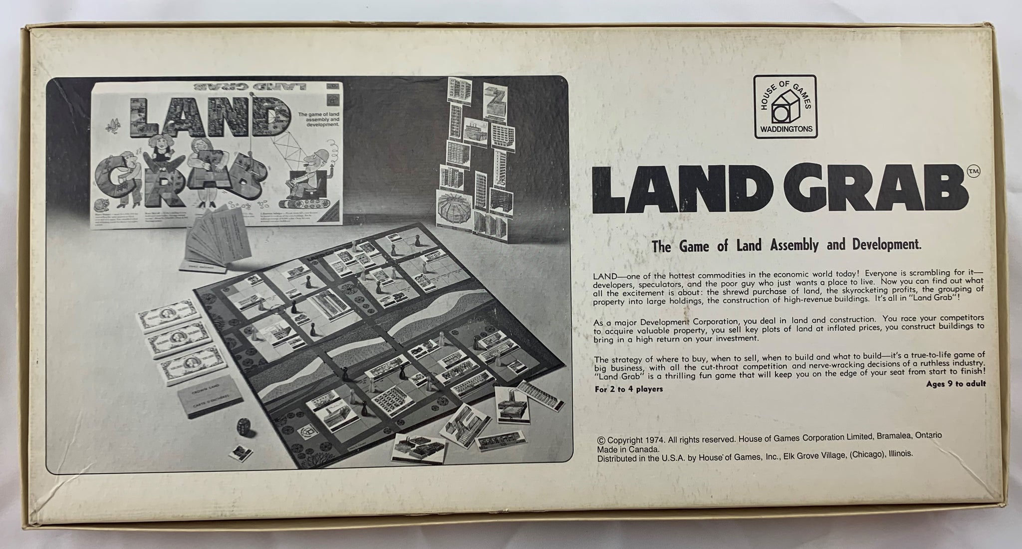 Land Grab Game - 1974 - Waddingtons - Great Condition | Mandi's Attic Toys