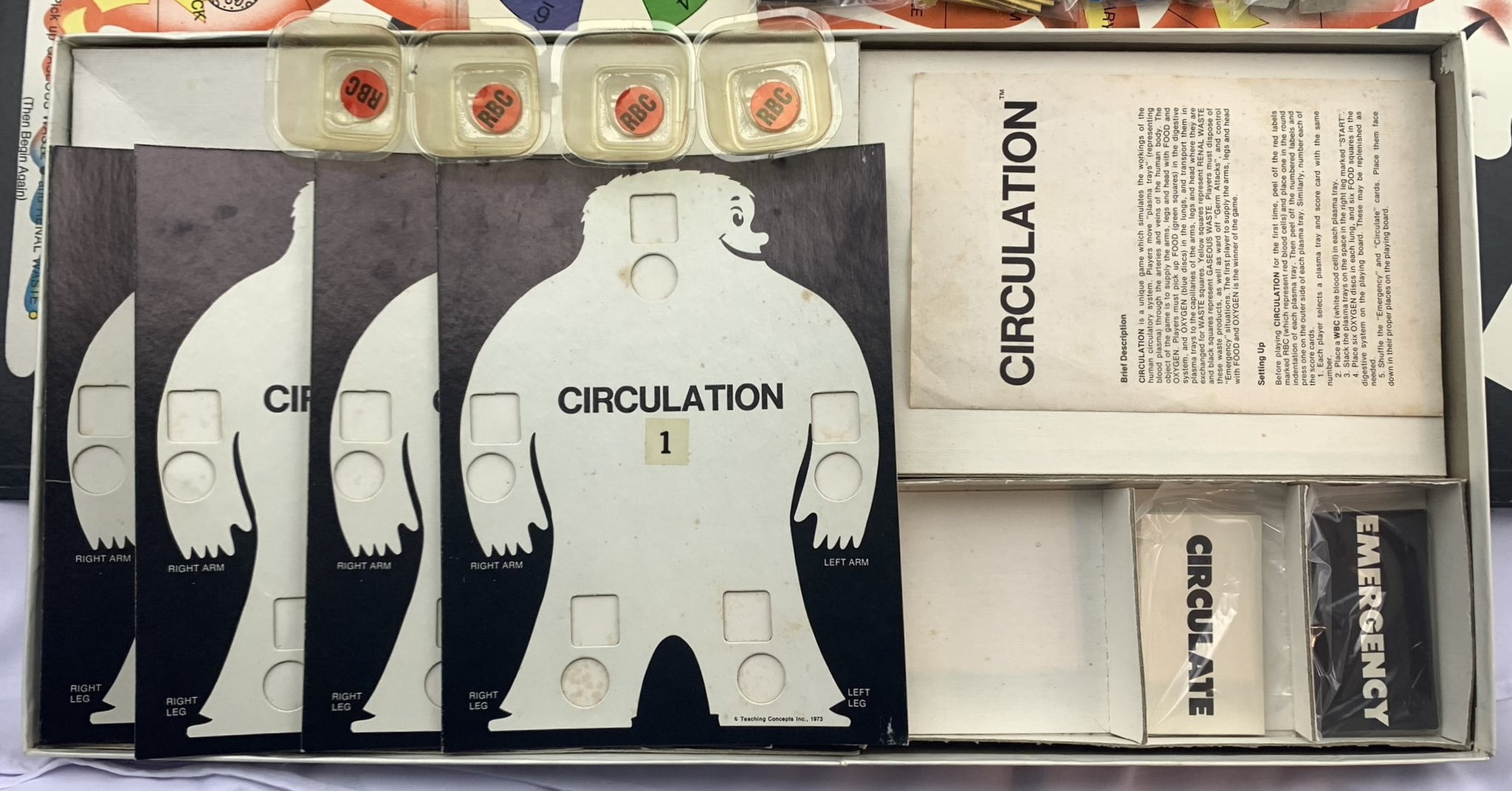 Circulation: An Incredible Journey Game - 1974 - Teaching Concepts - G ...