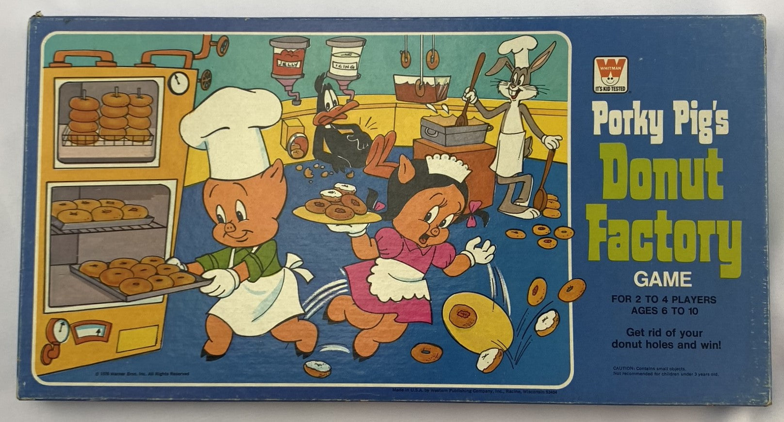 Porky Pig's Donut Factory Game - 1976 - Whitman - New | Mandi's Attic Toys