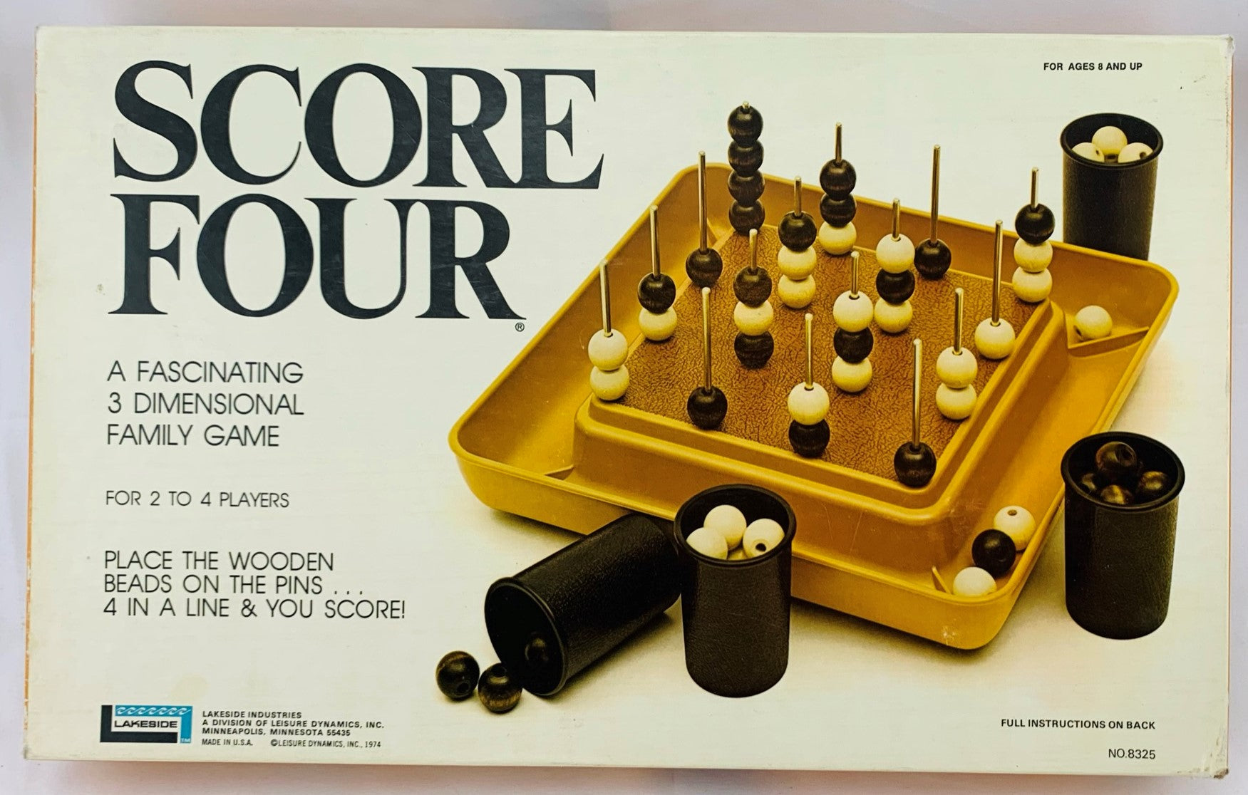 Score Four Game - 1974 - Lakeside - Great Condition | Mandi's Attic Toys