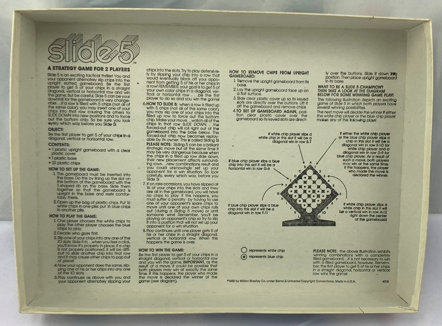 Slide 5 Game - 1980 - Milton Bradley - Very Good Condition | Mandi's ...