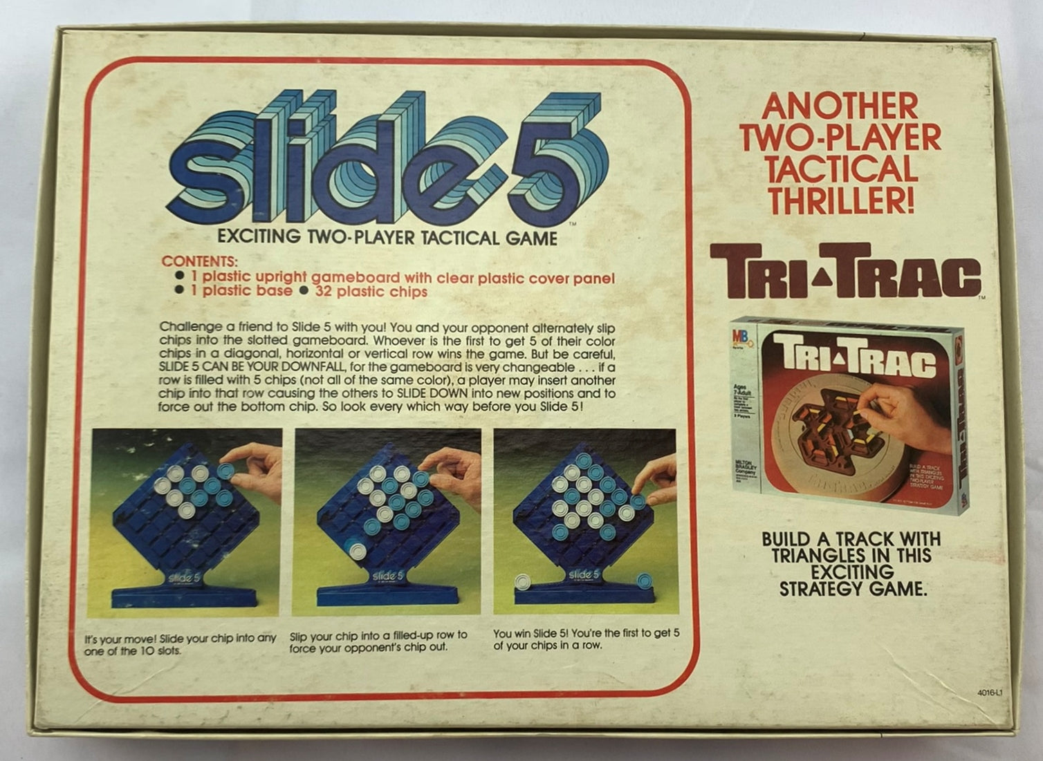 Slide 5 Game - 1980 - Milton Bradley - Very Good Condition | Mandi's ...