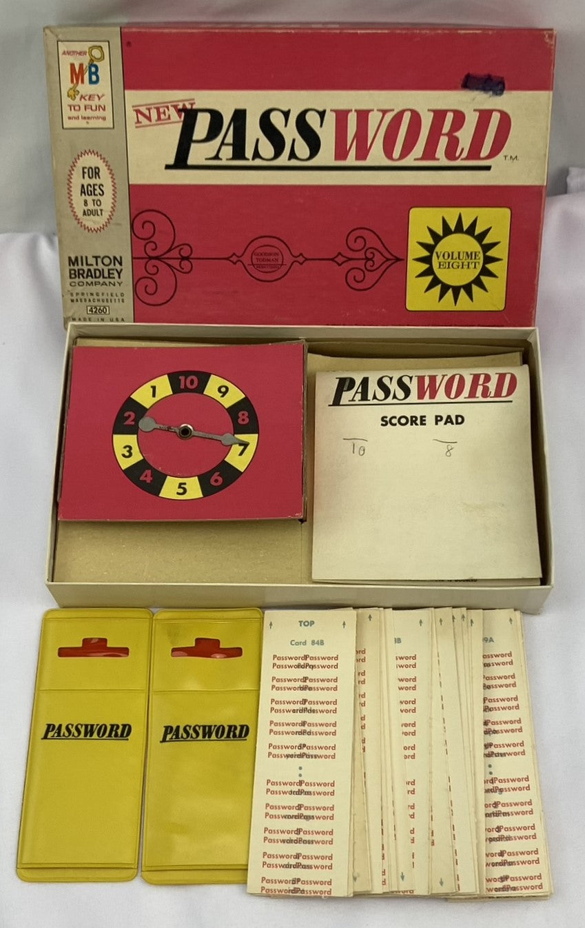 Password Game 8th Edition - 1967 - Milton Bradley - Great Condition ...