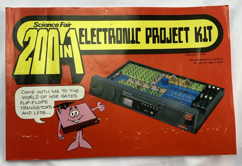 200 in One Electronic Project Kit - 1990 - Science Fair - Great Condit ...