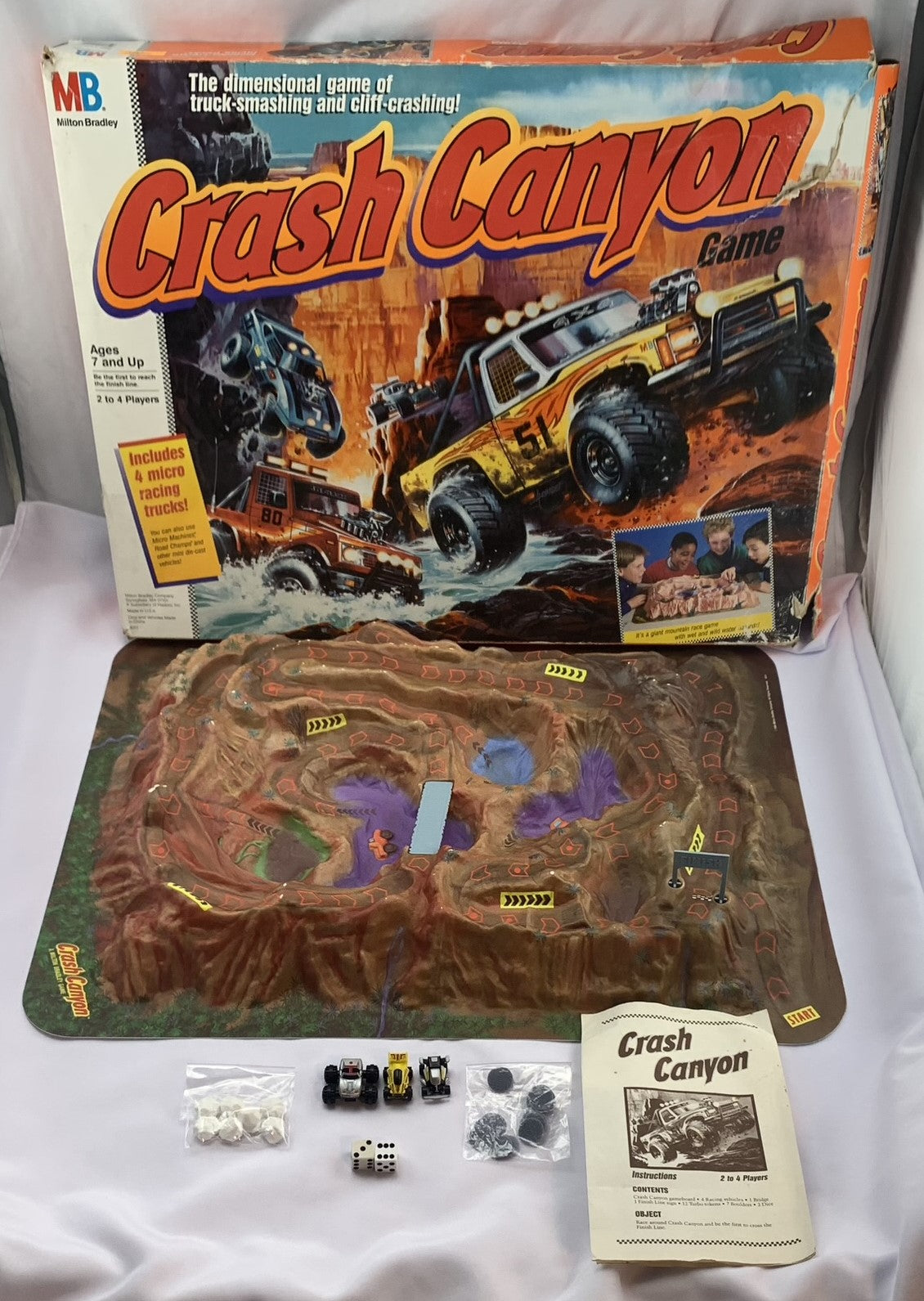 Crash Canyon Game - 1989 - Milton Bradley - Great Condition | Mandi's ...