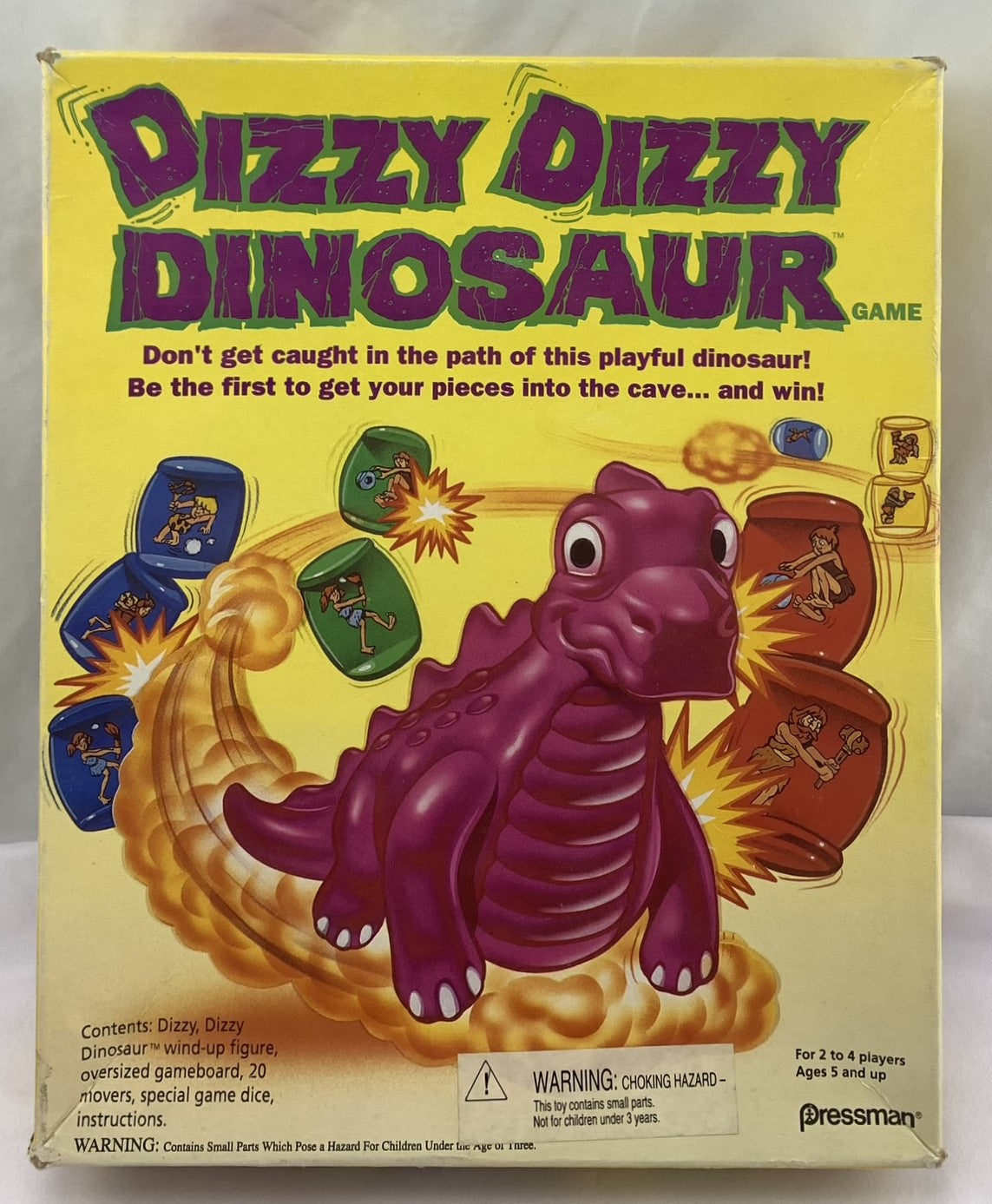 Dizzy Dizzy Dinosaur Game - 1992 - Pressman - Great Condition | Mandi's ...